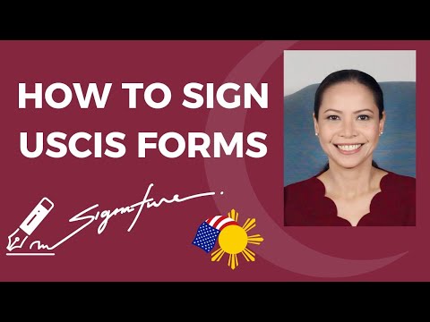 USCIS FORMS: What You Need to Know About Signatures