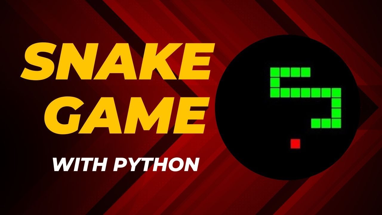 🐍 Develop Snake Game with Python | A Complete Guide for Beginners 🐍