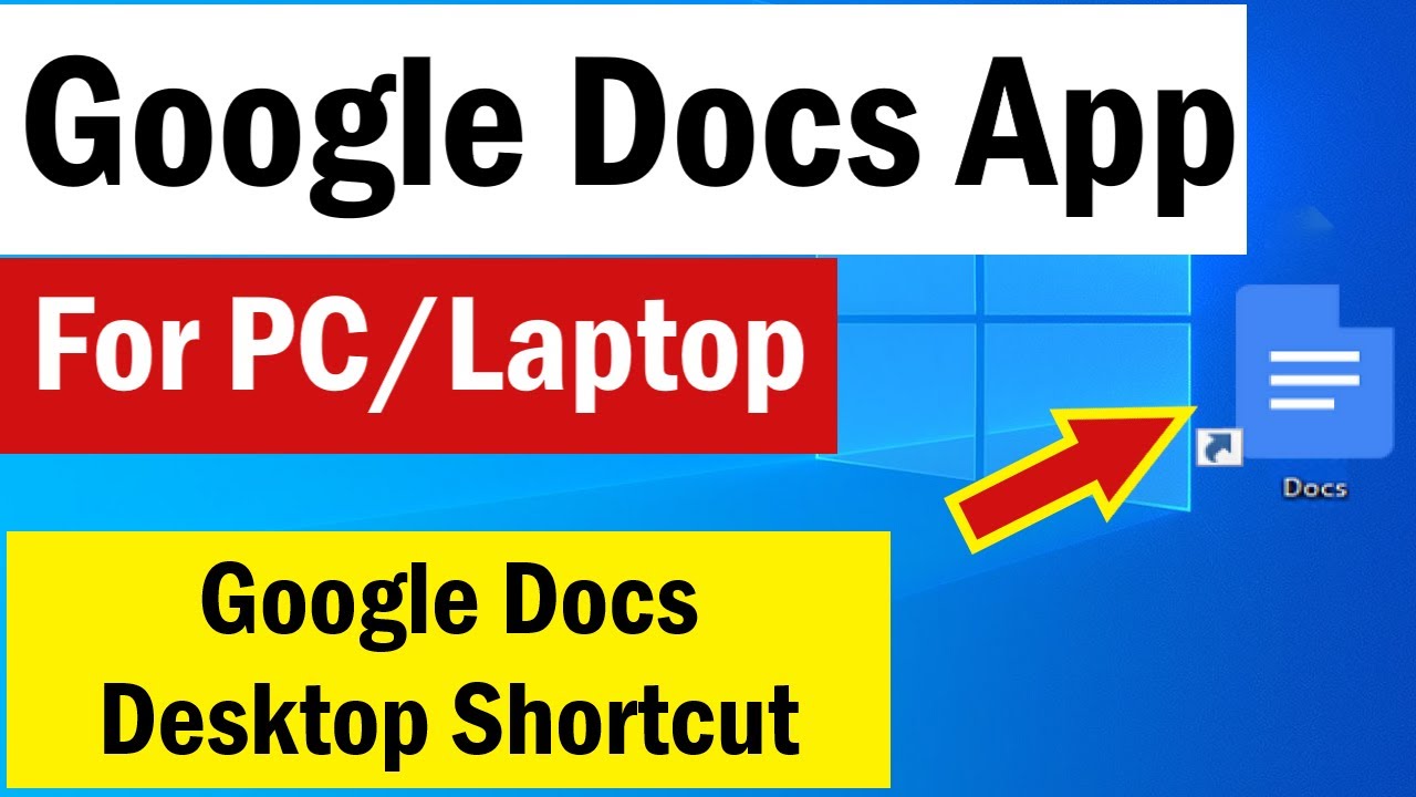 Google Docs App for PC | How To Download Google Docs in Laptop | Google Docs Desktop Shortcut