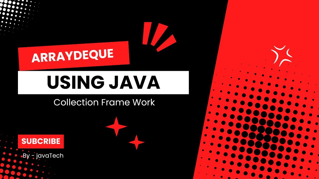 #6 ArrayDeque || java Collection frame work || For Beginner