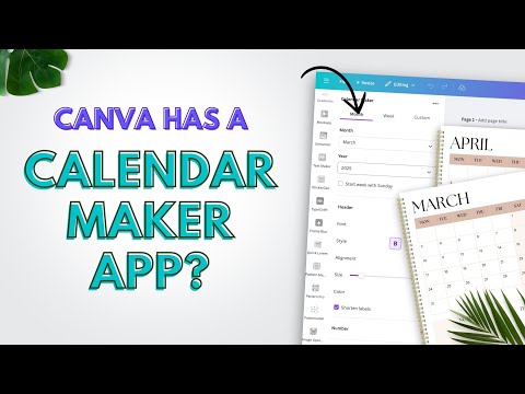 How to Create a Digital Planner in Canva with the NEW Calendar Maker App!