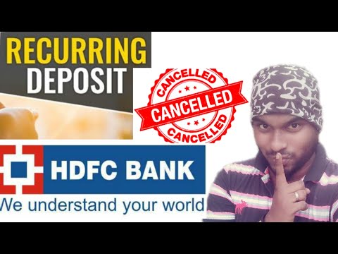 How to close HDFC Recurring Deposit in Mobile App Tamil | MTechBoss