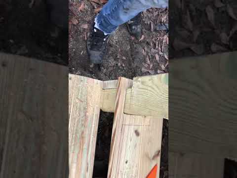 Installing deck railing posts