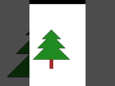 Christmas tree with python turtle #shorts
