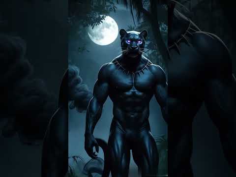 The Black Pathner Man #trending #aiart #ai #asmr #midjourney