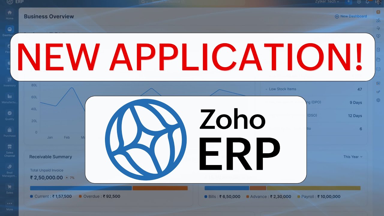 NEW APP! Zoho ERP Overview