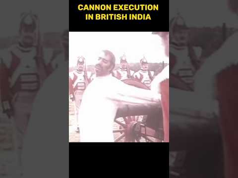 Cannon execution in British Raj in india