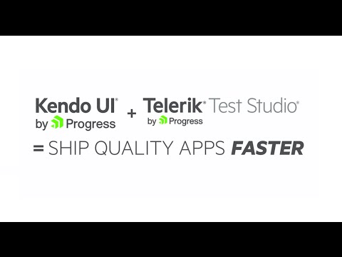 Kendo UI + Test Studio = Ship Quality Apps Faster Video Lecture ...