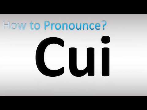How to Pronounce Cui