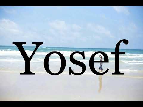 How To Pronounce Yosef🌈🌈🌈🌈🌈🌈Pronunciation Of Yosef
