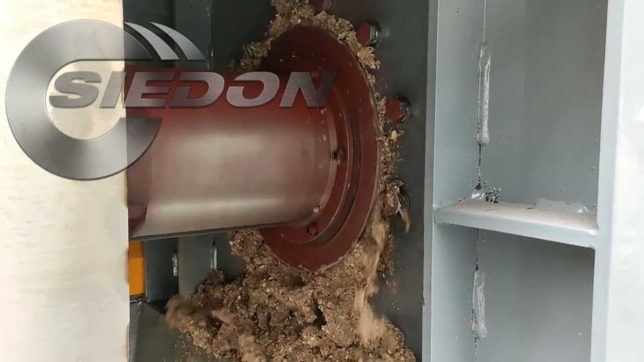 Screw Press Dehydrator Dewatering Press Machine For Food Waste Organic Waste