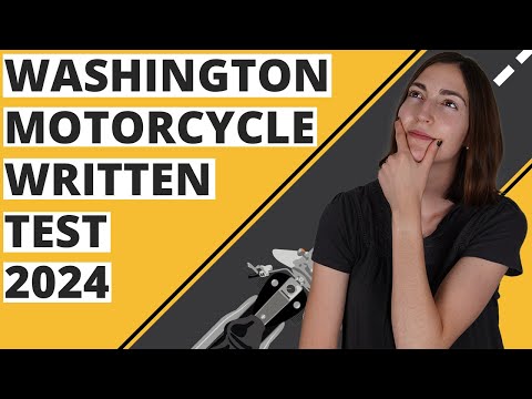 Washington DMV Motorcycle Written Test 2024 (60 Questions with Explained Answers)