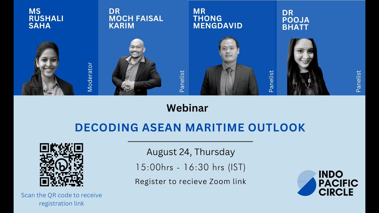 Webinar on 'Decoding ASEAN Maritime Outlook'