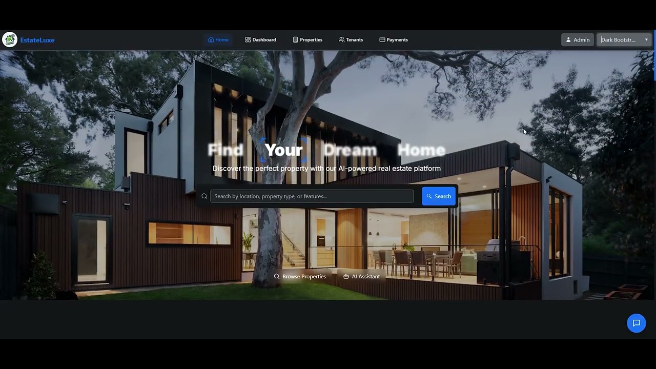 Custom Bootstrap Theme & Dark Mode with KendoReact ThemeBuilder | EstateEase Theme Demo