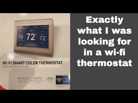 REVIEW Honeywell Home RTH9585WF1004 Wi Fi Smart Color Thermostat 7 day programmable