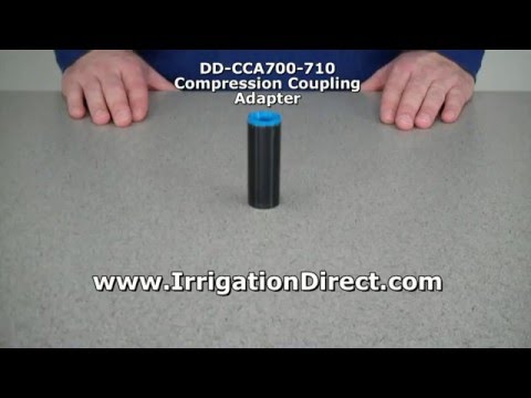 Drip Irrigation Compression Coupling Adapter for 700 and 710 Tubing