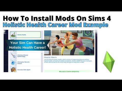 How To Install Holistic Health Career Mod For Sims 4 | 2024