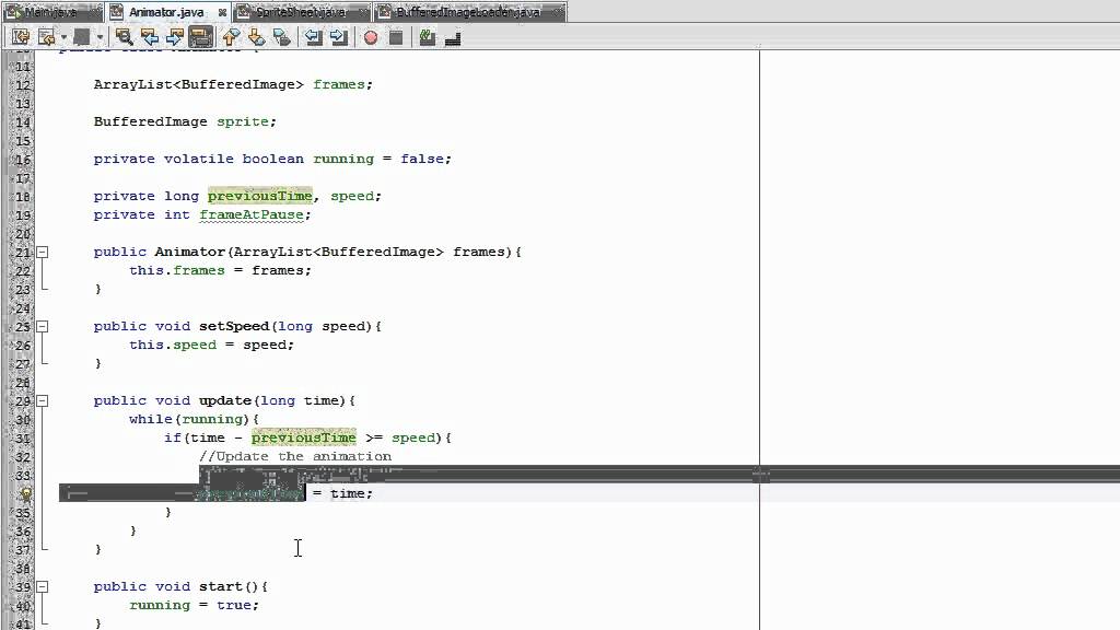 Animating Sprites - #3 - General Java Game Development Tutorials