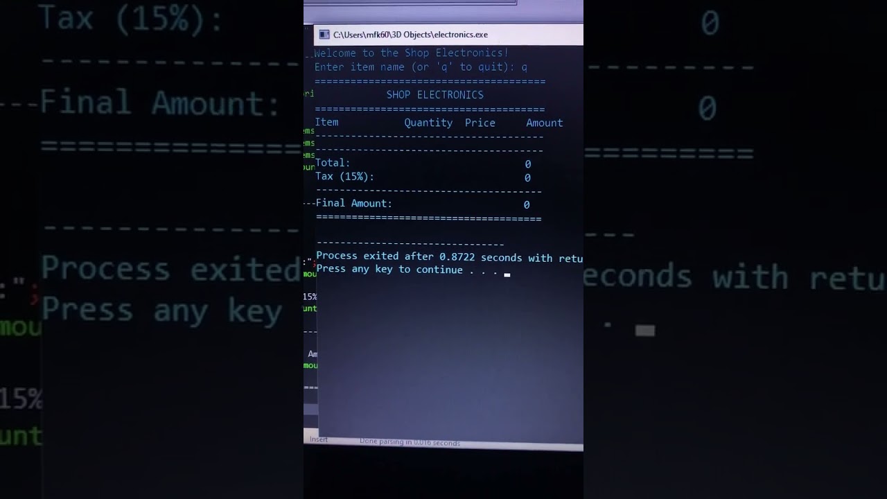 blank receipt c++ #code #codinglife #cpp #codemasters #coderstokyo #coding #codingninja #coders