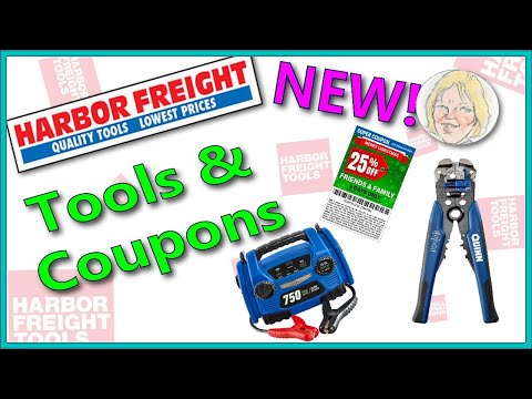 Harbor Freight New Tools and Coupons