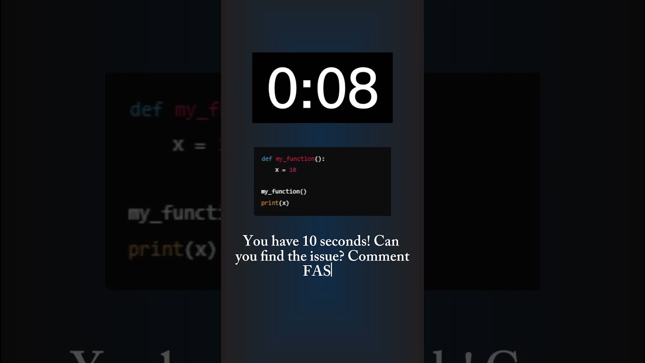 Only 5% Can Find the Issue in This Simple Python Function! 🤯