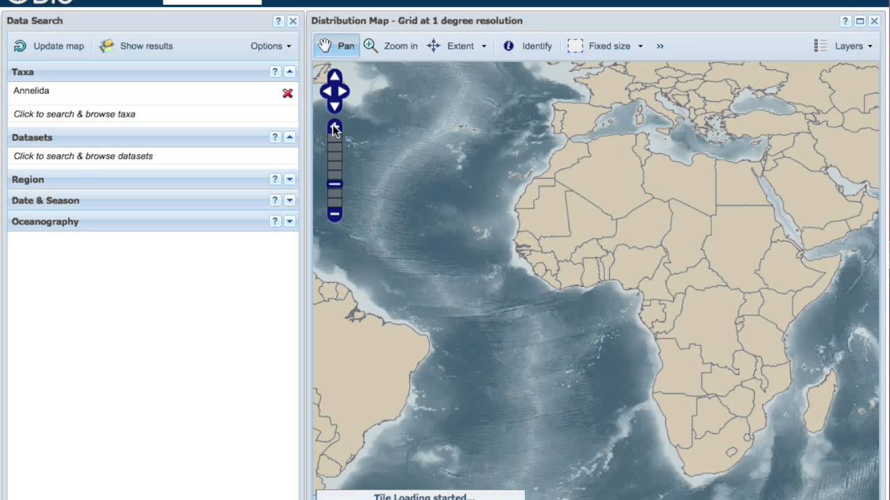 Using the Ocean Biogeographic Information System to extract species data (OBIS)
