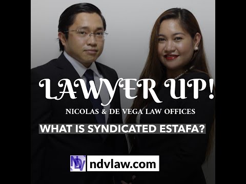 HAVE YOU EVER BEEN A VICTIM OF FRAUD? WHAT IS SYNDICATED ESTAFA?