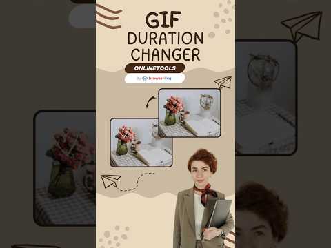 ⏳ Slow Down Your GIF with One Click! | GIF Duration Changer Tool 🎞️