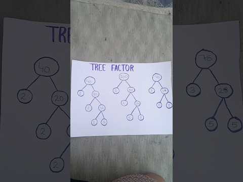 Tree factor of 40 ,100 ,75#aru_ishu_art_craft #art #artscraft