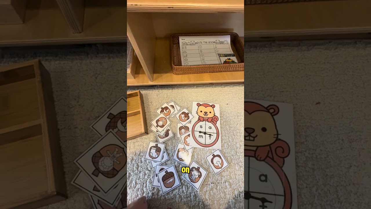 Fall Themed Literacy & Math Centers for Kindergarten | Hands-On Phonics & Math Fun 🍂