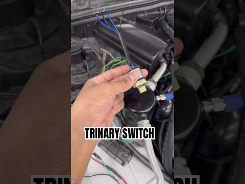 I needed a Trinary switch to get the fans to work with the air conditioning #pennyls1 #chevy