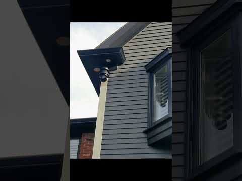 Installing security cameras at a residential home! - Expert Security Systems #security #securitycam