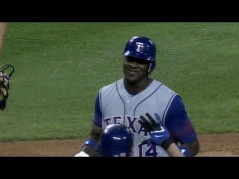 TEX@DET: Gary Matthews Jr. hits for natural cycle