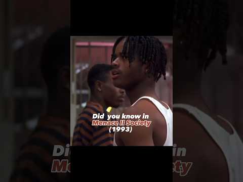 Some of the DRUGS used in this scene in MENACE II SOCIETY were real !#shorts