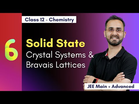 Solid State - Crystal Systems & Bravais Lattices | Class 12 | JEE Advance | BITSAT | Paaras Sir