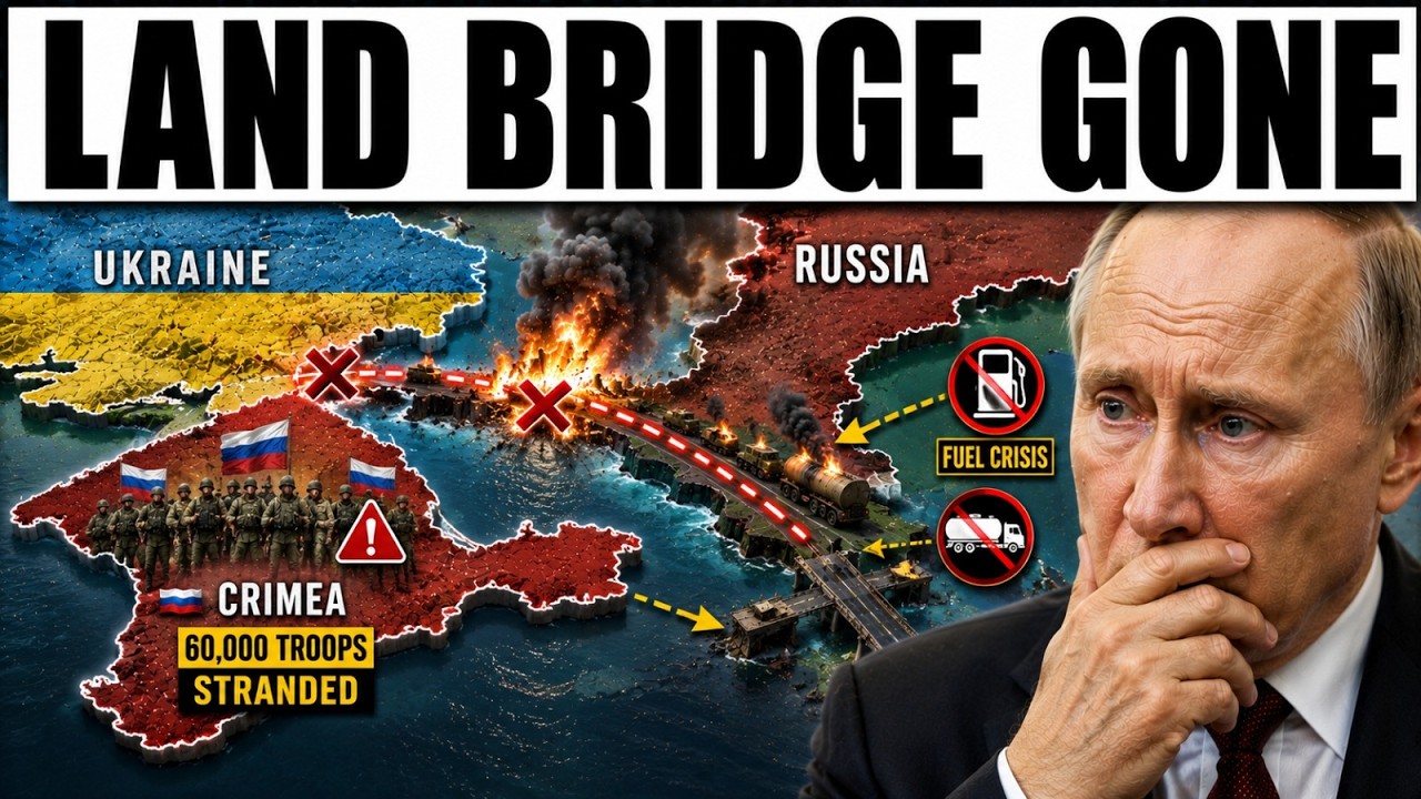 60,000 Russian Troops Stranded! Moscow's Land Bridge to Crimea Is Gone as Fuel Crisis Hits.