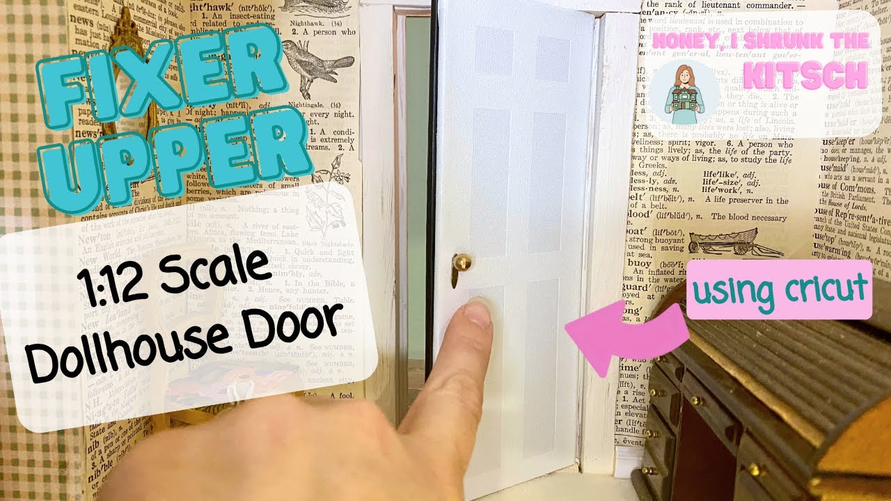 Fixer Upper 1:12 Scale Dollhouse Door || Honey I Shrunk The Kitsch