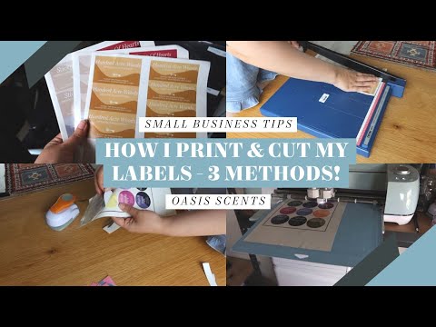 How to make Candle Labels at home | Oasis Scents | Small Business Tips