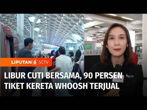 Live Report: 48 Perjalanan Whoosh Disiapkan KCIC Selama Bulan Mei 2024 | Liputan 6