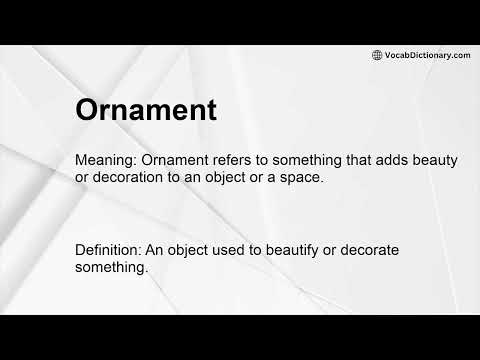 Ornament Meaning