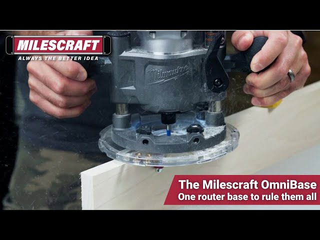 Milescraft OmniBase Plate - basisplaat voor een bovenfrees | 6202