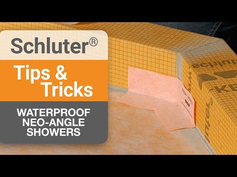 Waterproofing a Neo-Angle Shower with KERDI-BAND