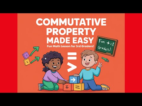 Commutative Property Made Easy for Kids | Fun Math Lesson for 3rd Graders!