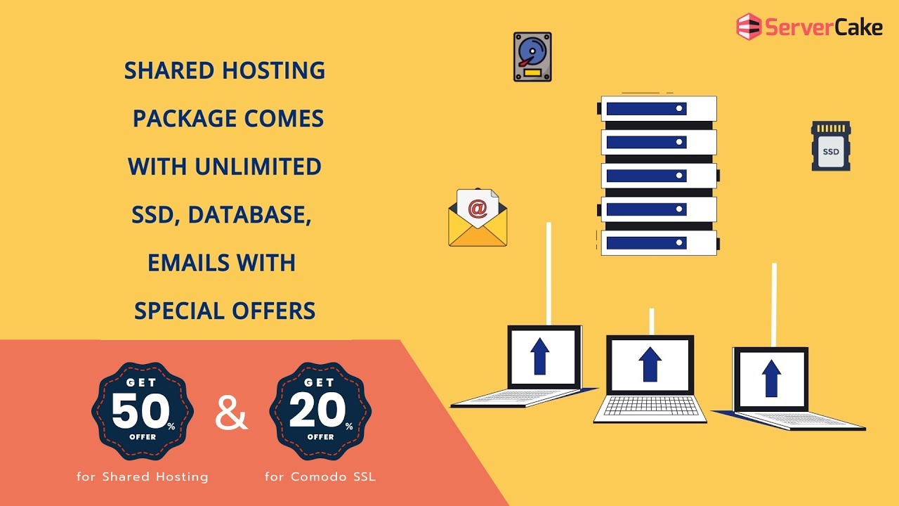 Special Offers with ServerCake Shared Hosting...