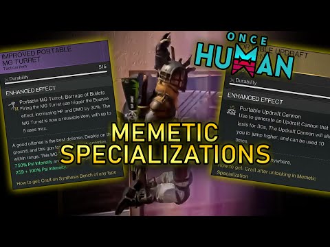 TURN ONE Portable Turret INTO FIVE with this Once Human Specialization!