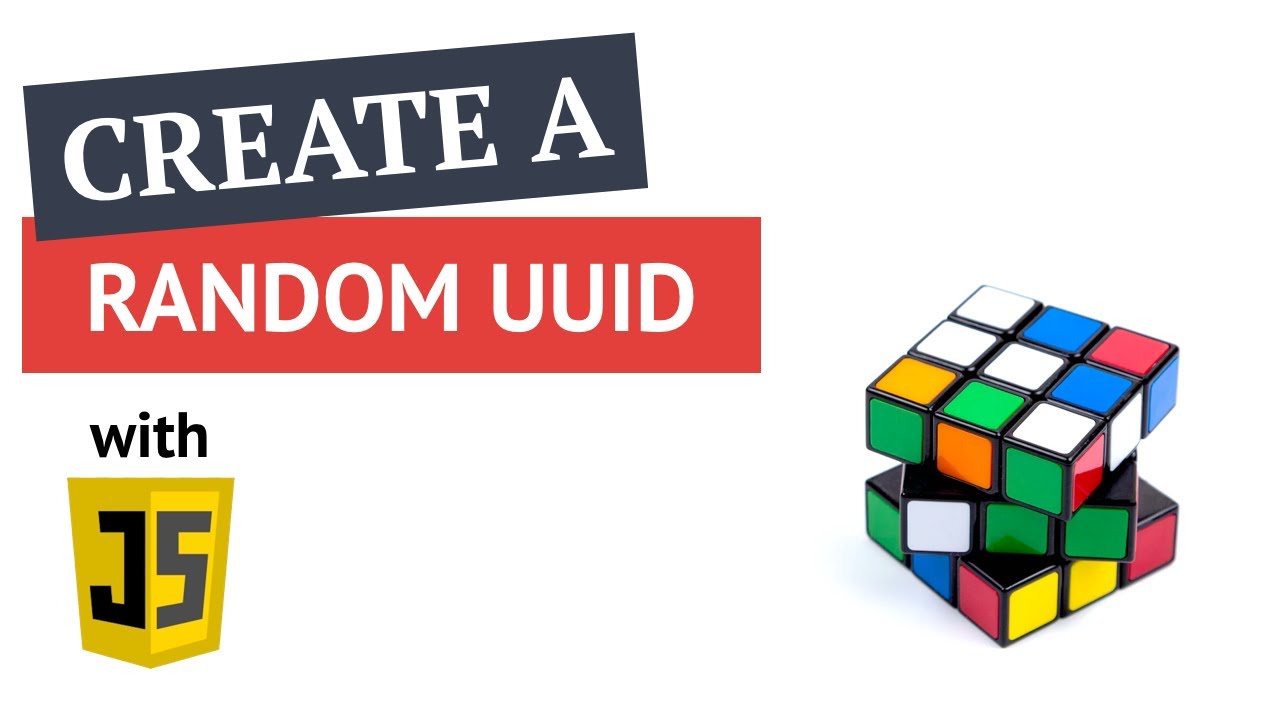 Creating random UUIDs with vanilla JavaScript