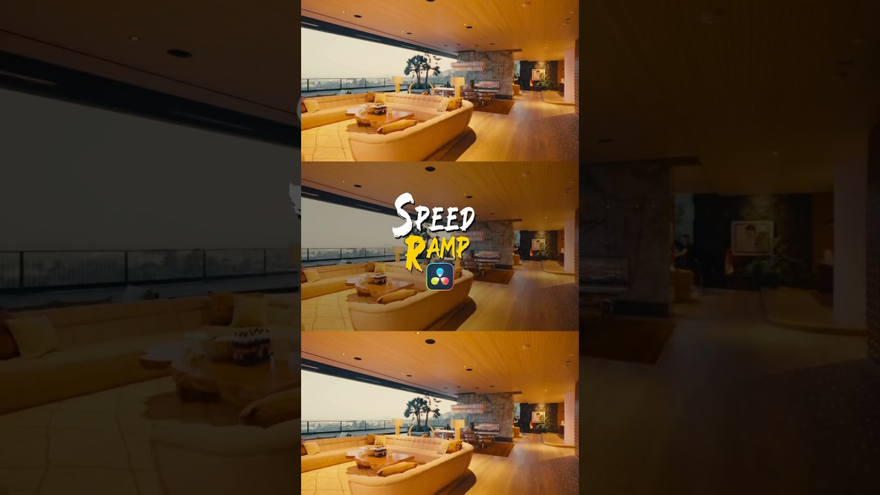Speed ramp in DaVinci Resolve