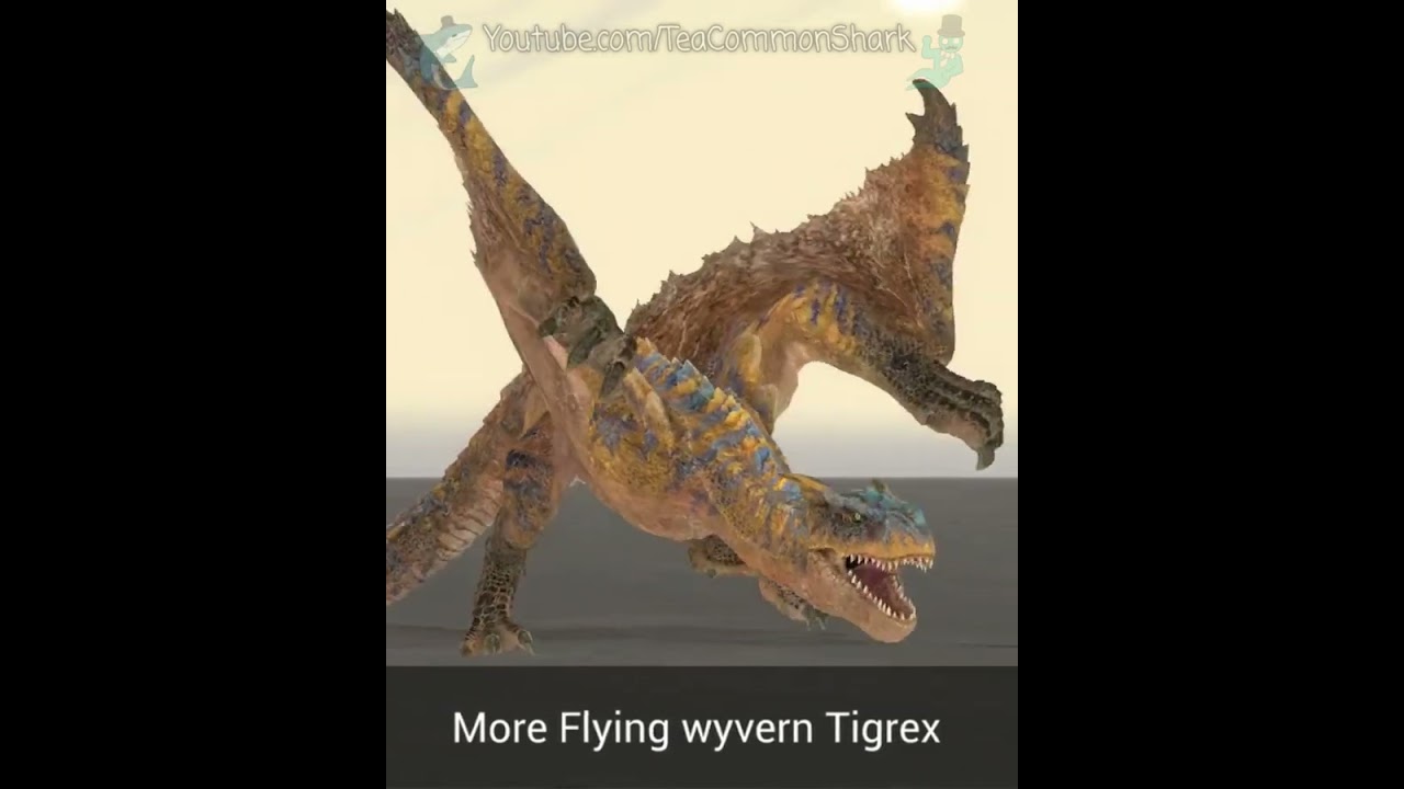 So I gave some monsters other monster's animations... #monsterhunter #memes #shorts  #animation