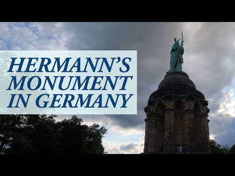 Hermann's Monument (Hermannsdenkmal) near Detmold, Germany