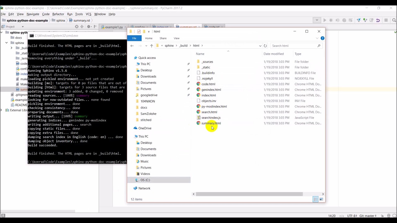Python documentation website with Sphinx and GitHub - 05 - Hosting the website on GitHub